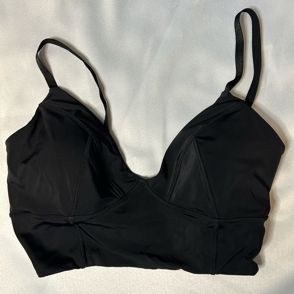 Victoria's Secret | Swim | Victorias Secret Strappy Black Long Line ...